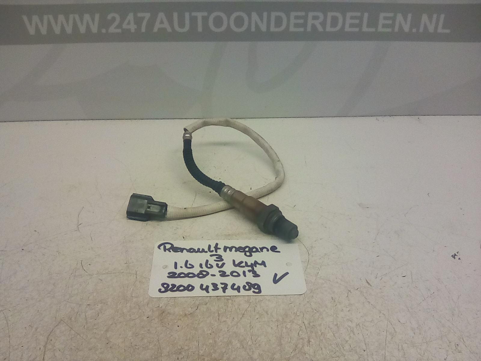 8200437489 Lambda Sensor Renault Megane 3 1.6 16V K 2008-2013 (D60 ...